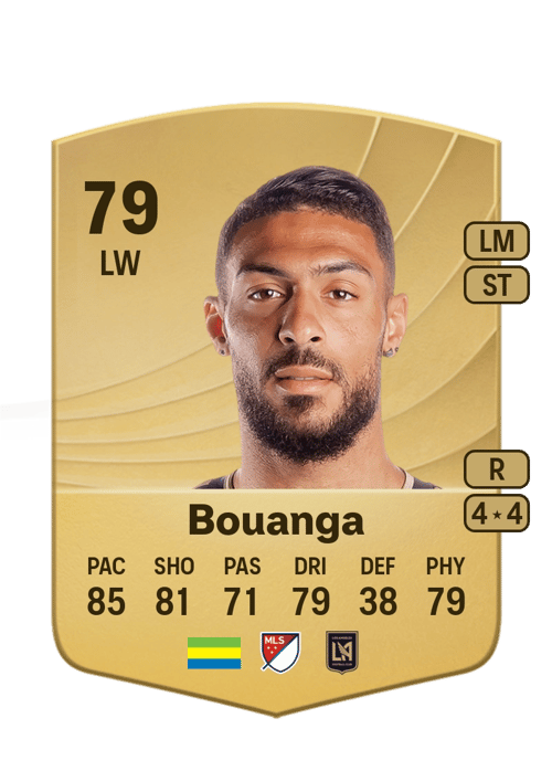 Denis Bouanga 79 FC 26 - Price, Stats | FUTEvolution