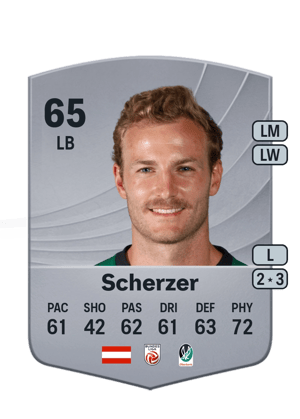 Jonathan Scherzer 65 FC 26 - Price, Stats | FUTEvolution